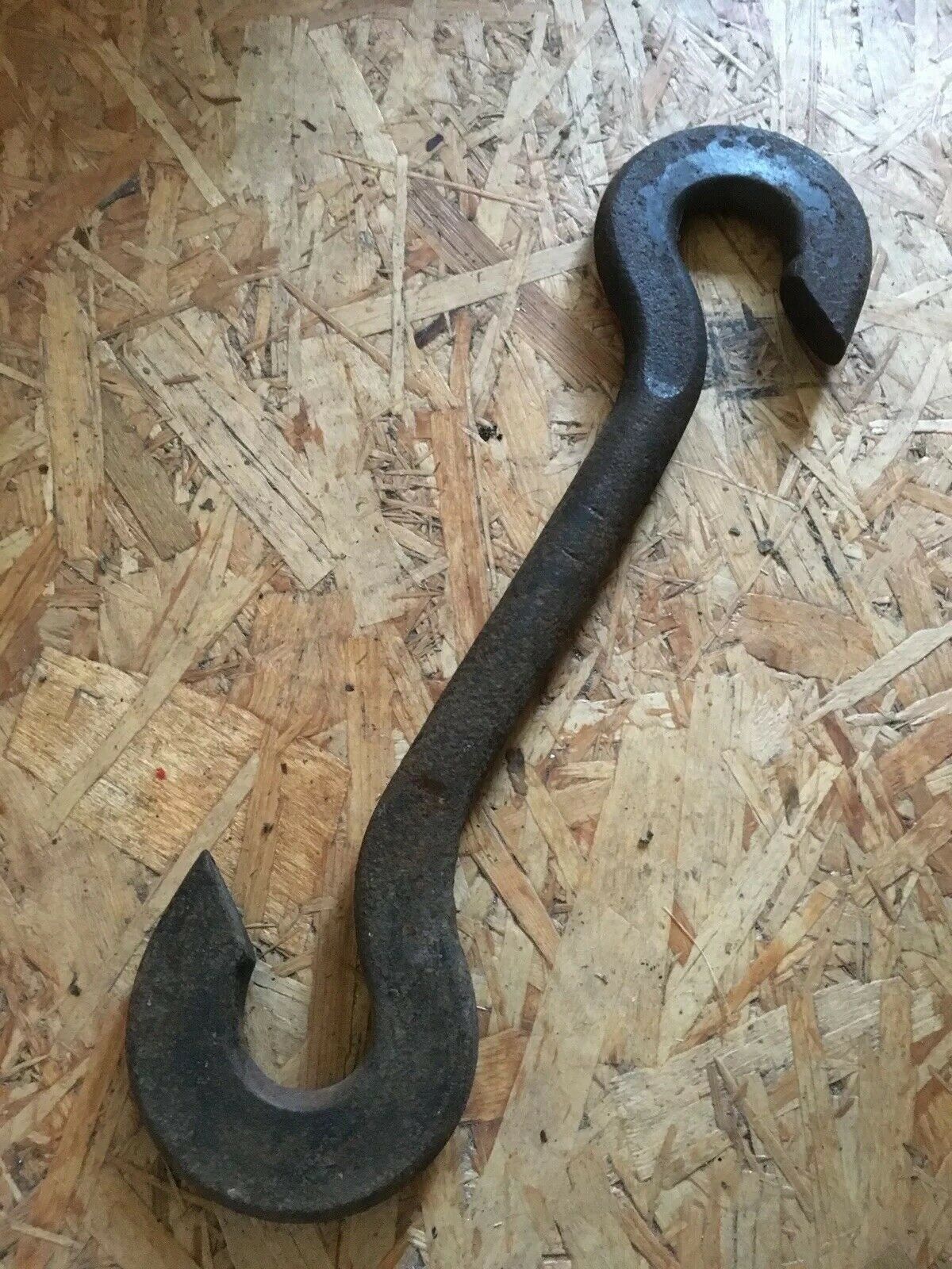 Heavy Cast Iron Farm Tool Double Ended ‘Hook’ 3kg | #19635072