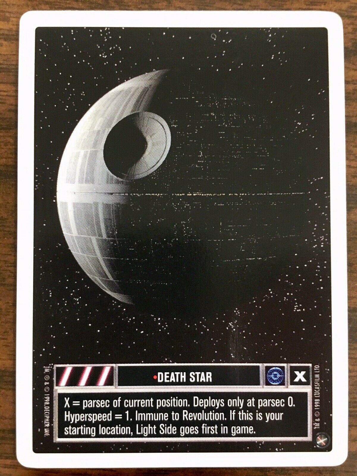 Star Wars CCG A Hope Death Star System DS WB Revised Rare Card | #19651926