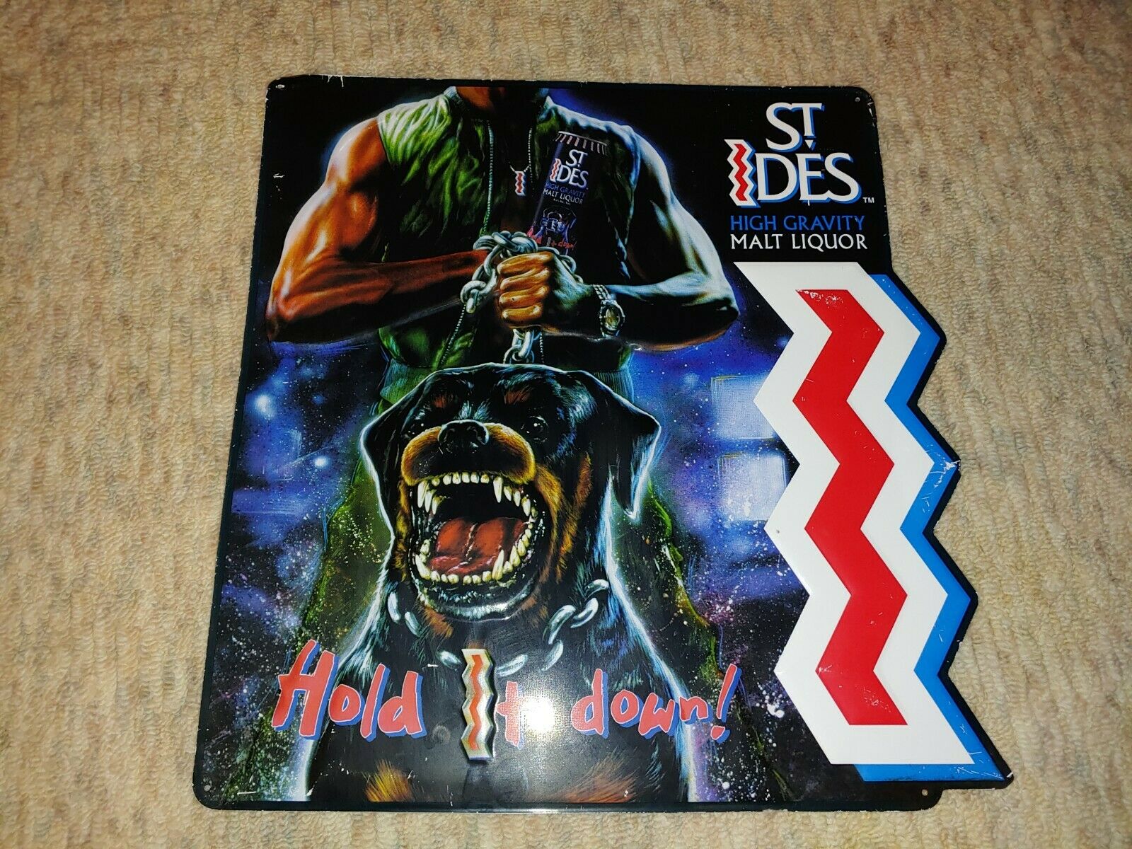 St Ides High Gravity Malt Liquor/Beer Sign Very Rare | #19665749