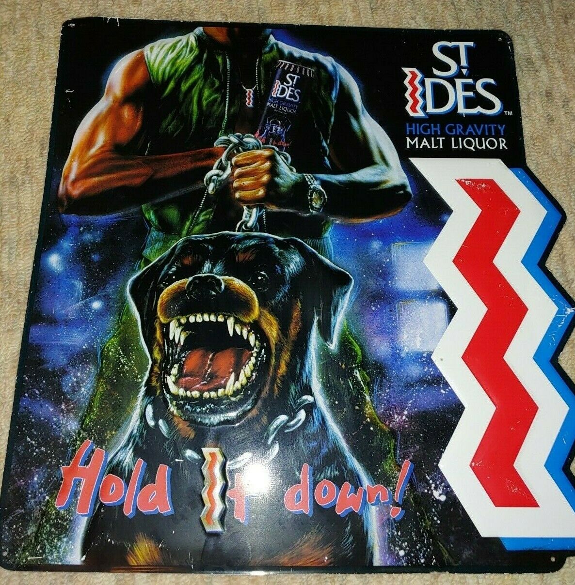 St Ides High Gravity Malt Liquor/Beer Sign Very Rare | #19665749