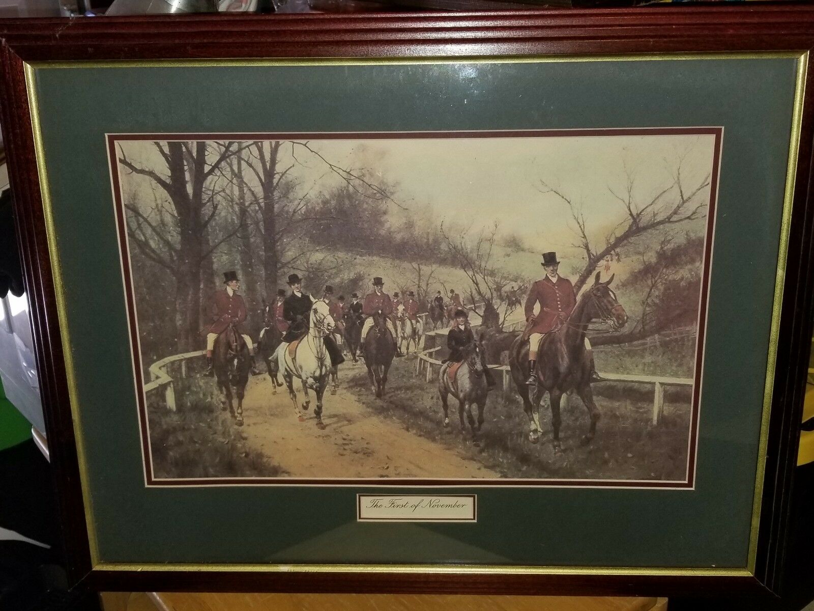 George Wright Hunting Framed Prints: The First Of November | #19681885