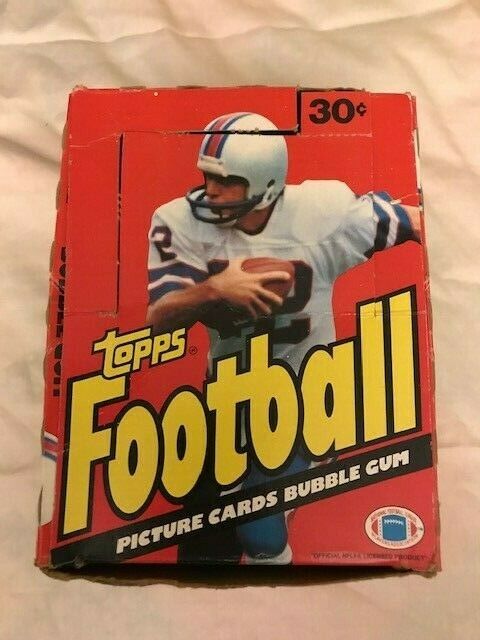 VINTAGE 1981 TOPPS FOOTBALL WAX PACK EMPTY BOX JOE FERGUSON BUFFALO ...