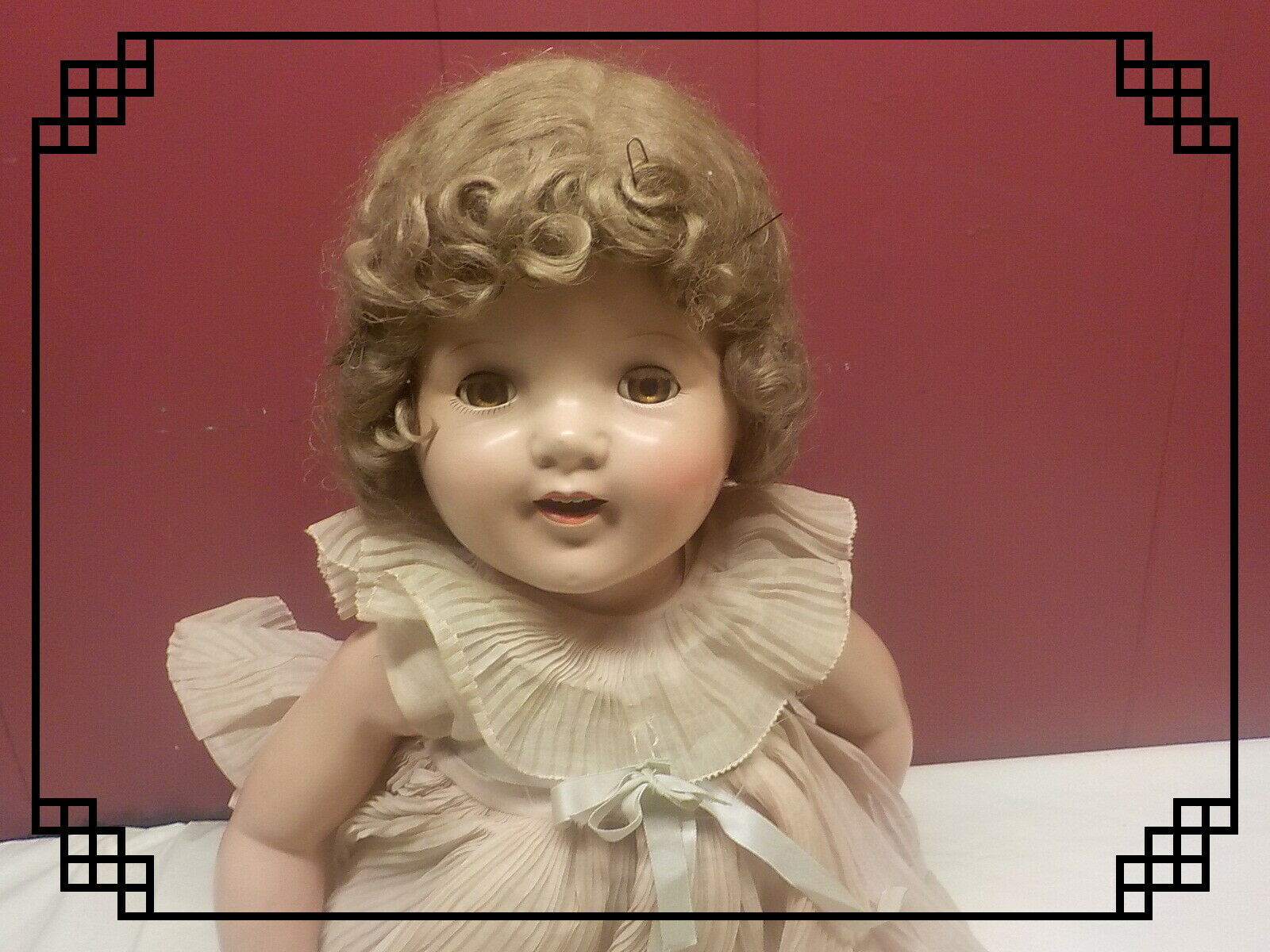 Rare Vintage 1930s Ideal Shirley Temple 27” Composition Doll | #19679858