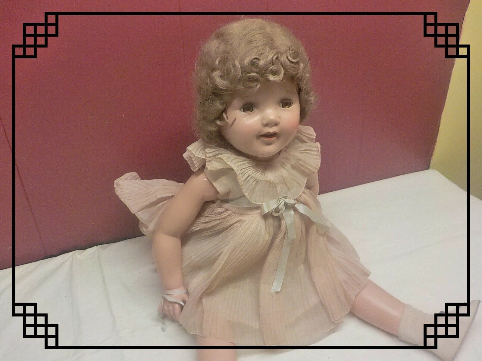 Rare Vintage 1930s Ideal Shirley Temple 27” Composition Doll | #19679858