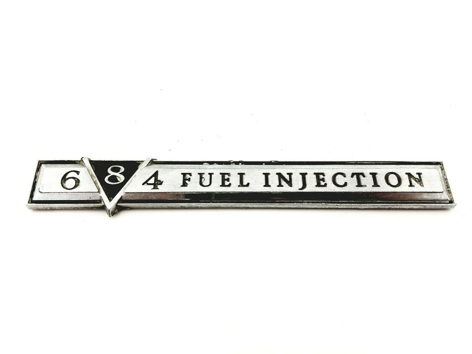CADILLAC ELDORADO 6 V8 4 FUEL INJECTION SIDE FENDER EMBLEM BADGE LOGO ...