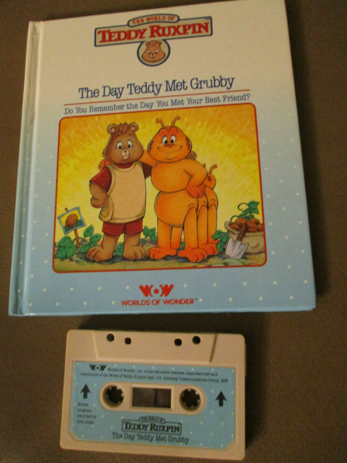 Teddy Ruxpin - The Day Teddy Met Grubby - Book And Tape | #19720388