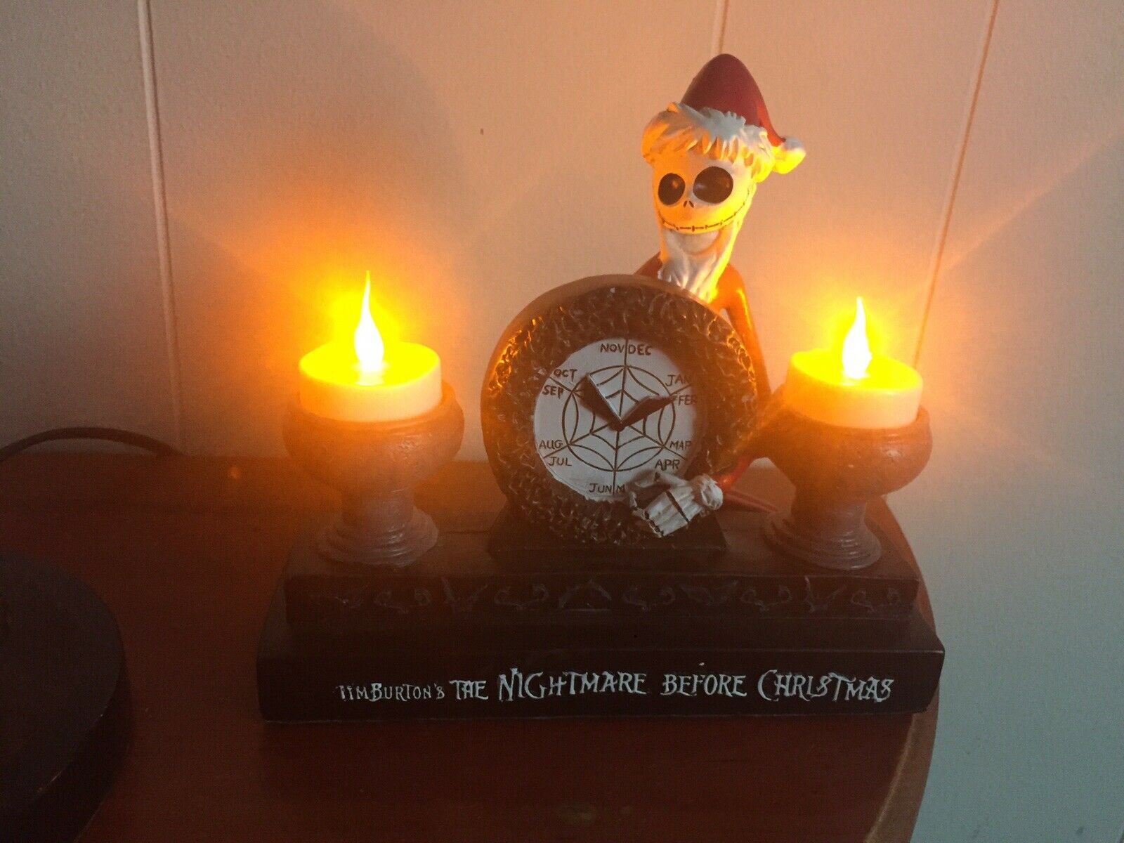 Nightmare Before Christmas Decor. Light Up Led Candle Holder. Solid ...