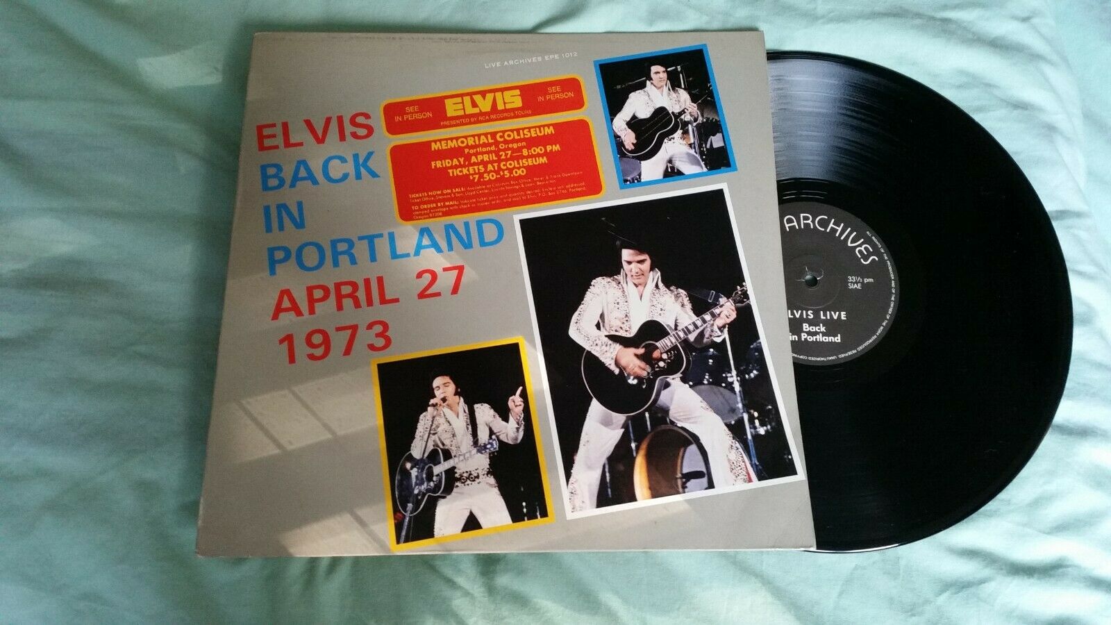ELVIS PRESLEY BACK IN PORTLAND VINYL VERY RARE | #19734992