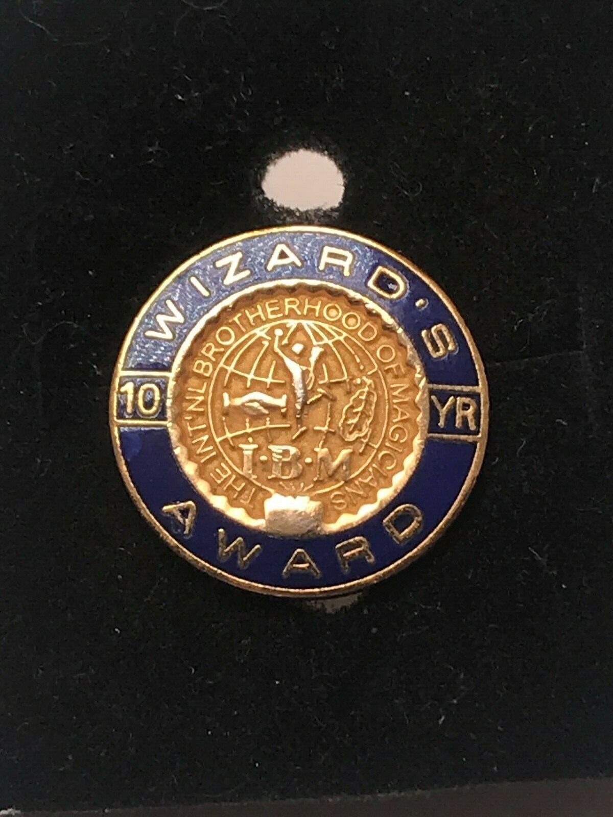 Rare 10 Year Wizard Awards International Brotherhood Of Magicians Lapel ...
