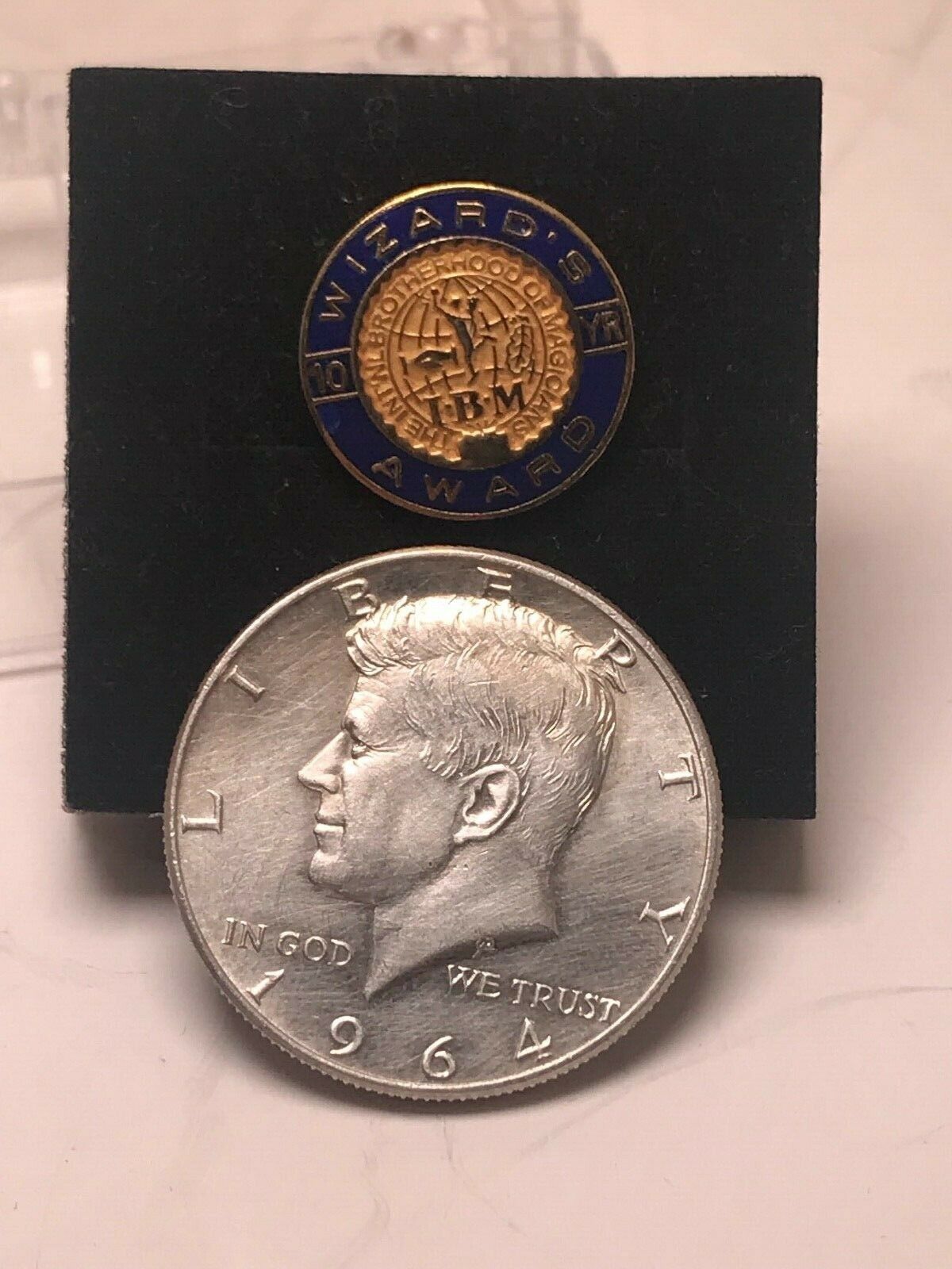 Rare 10 Year Wizard Awards International Brotherhood Of Magicians Lapel ...