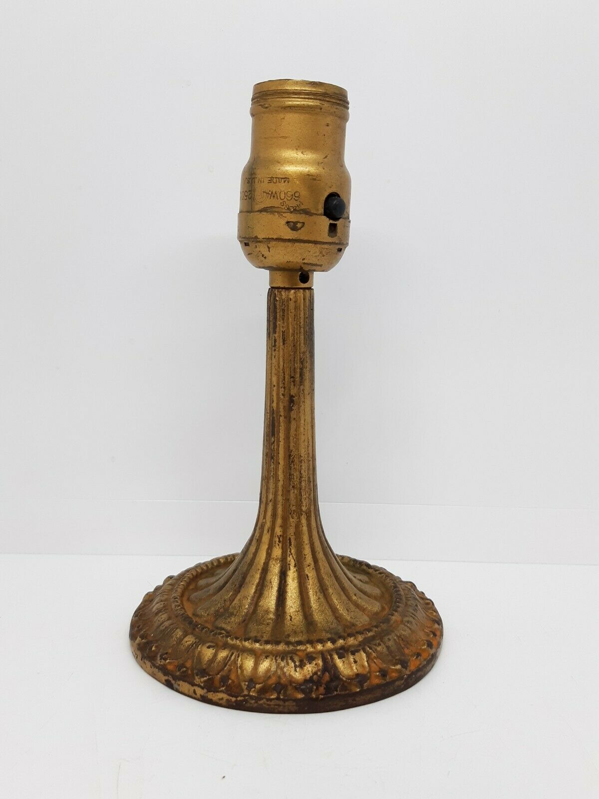 Antique Cast Iron Boudoir Electric Table Lamp Base | #19757483