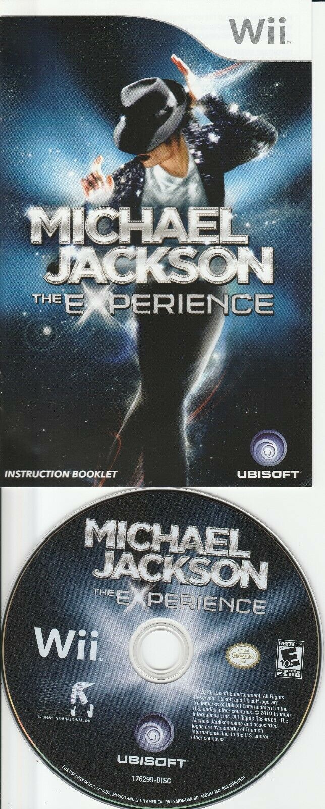 Michael Jackson - The Experience (Nintendo Wii) Complete Rare VG ...