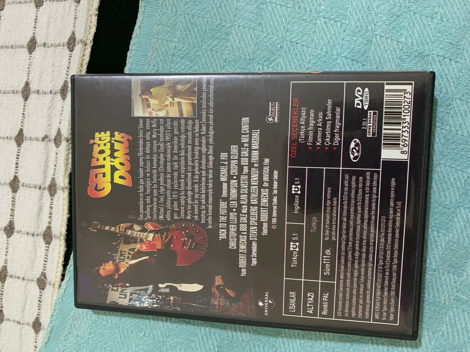 BACK TO THE FUTURE MOVIE TURKISH DVD HARD TO FIND EXTREME RARE | #19765329