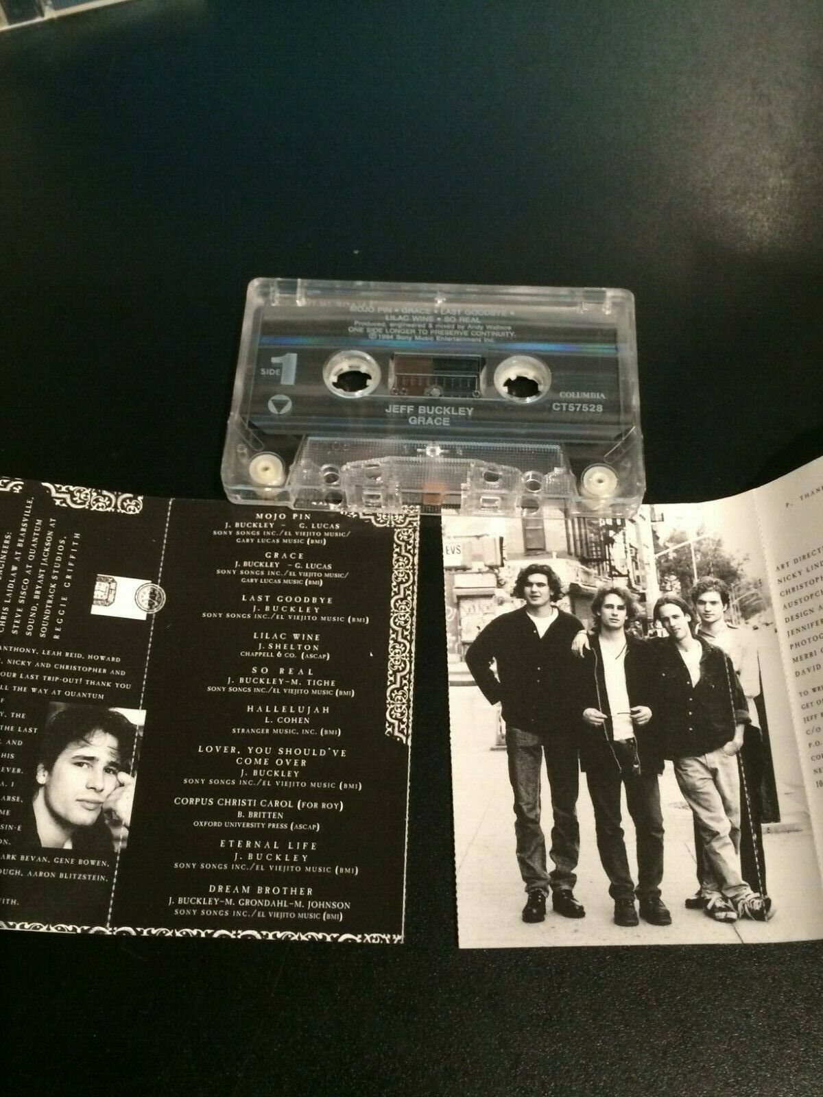 Jeff Buckley - Grace RARE CLEAR TAPE 1994 Columbia CT 57528 Mark ...