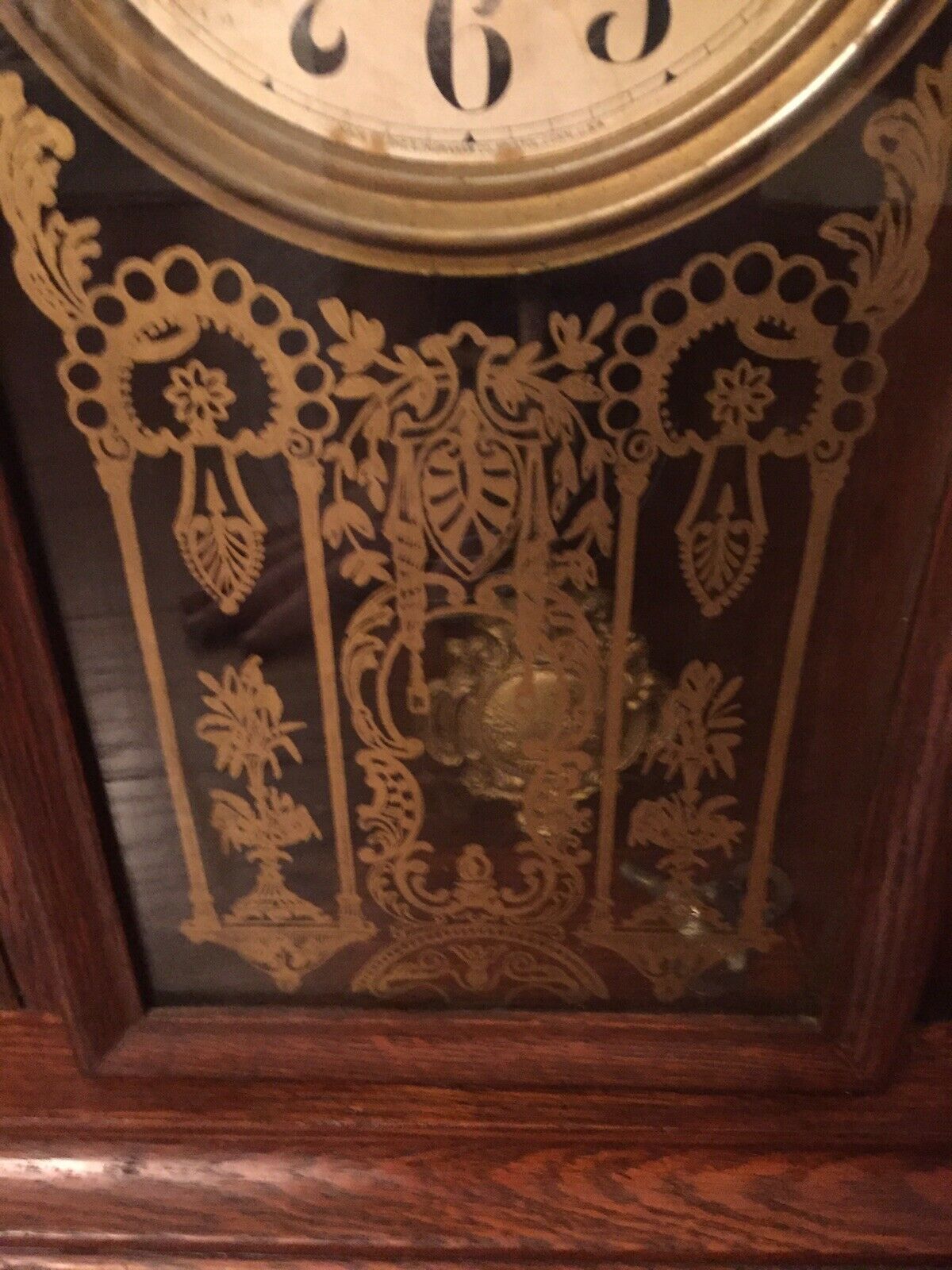 Antique Ingraham 8 Day Kitchen Clock | #19789039