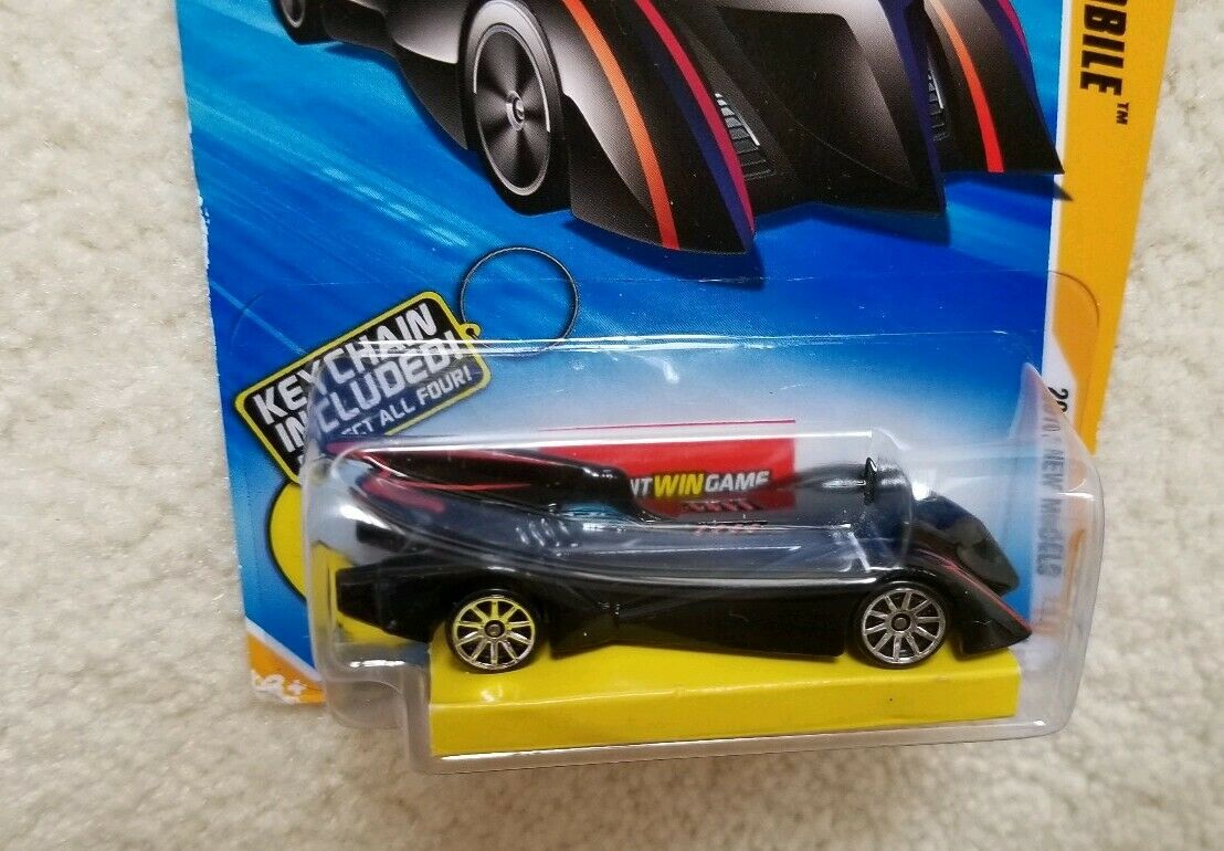 Rare 2010 Hot Wheels Batman Batmobile Keys To Speed With Keychain ...