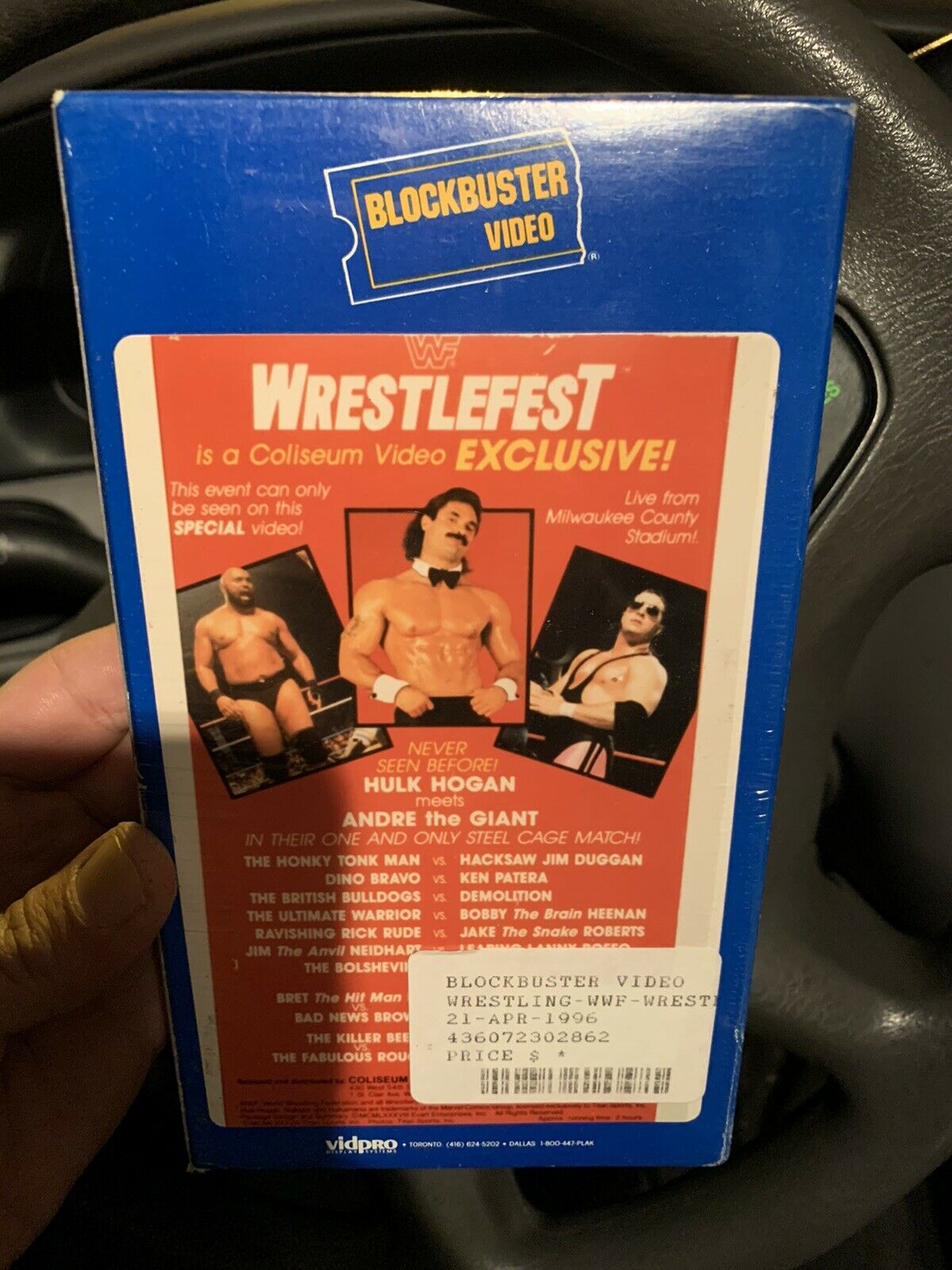 WWF WRESTLEFEST 1988 88 VHS COLISEUM VIDEO RARE WRESTLING BBV Exclusive ...