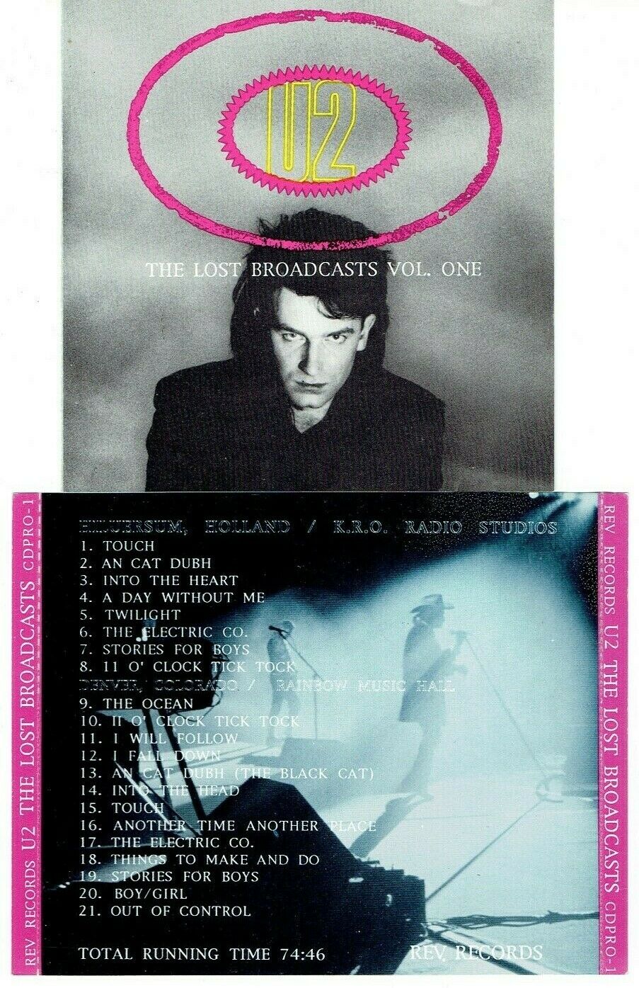 U2 The Lost Broadcast Vol. One CD Live Rare Rev. Records Import | #19811819