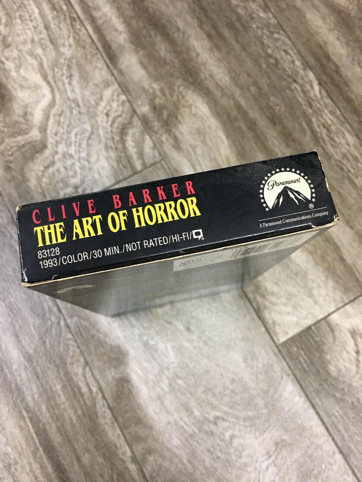 Clive Barker The Art Of Horror VHS Rare Horror Hellraiser | #19832902