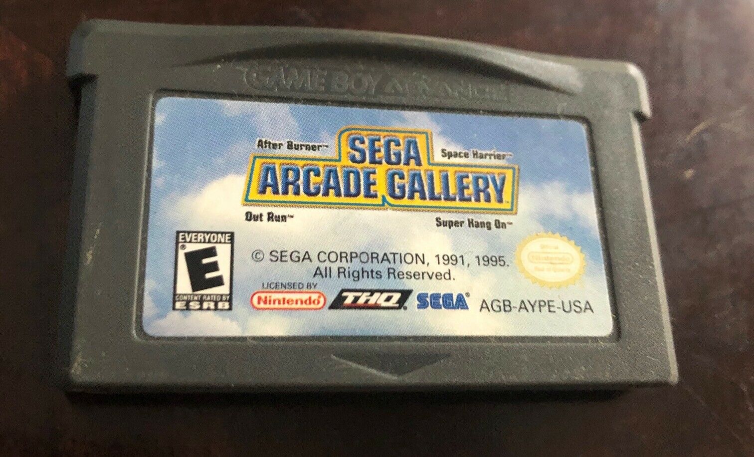 Sega Arcade Gallery (Nintendo Game Boy Advance GBA) RARE AUTHENTIC ...