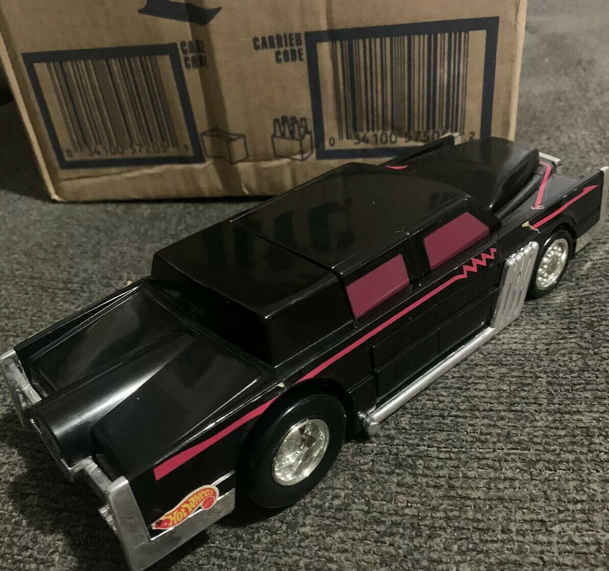 Vintage Hot Wheels Key Force (1992, Evil Limo) W/ Key RARE FIND | #19876143
