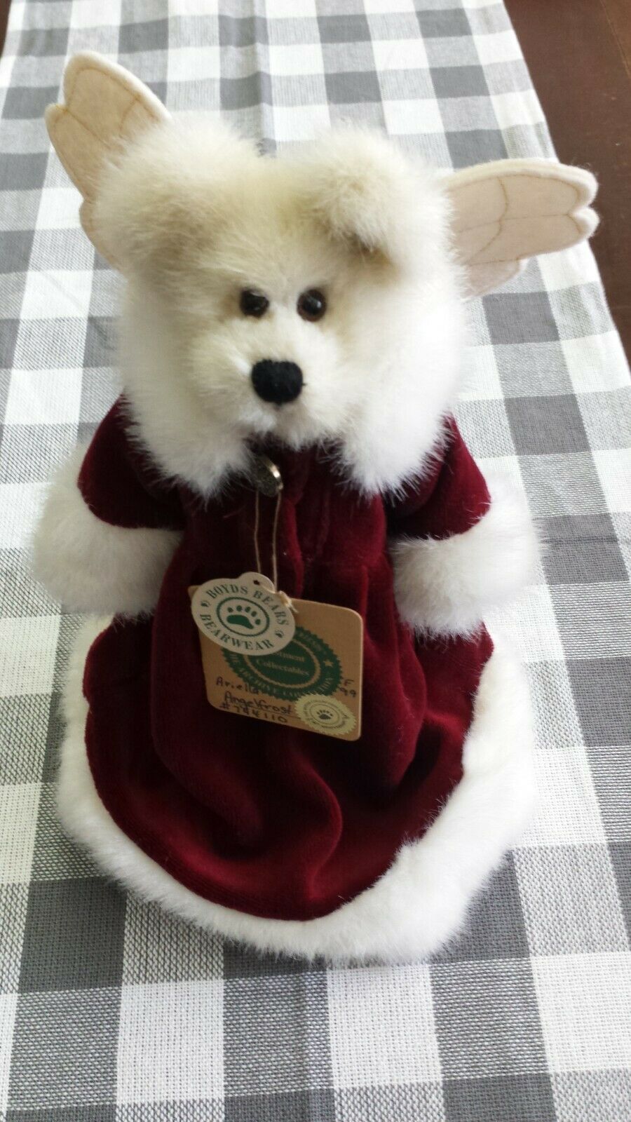 RARE Boyd’s Bears Christmas Tree Topper " Ariella Angelfrost " 10 Inch ...