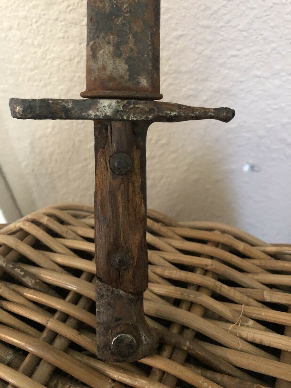 ANTIQUE BAYONET AND SCABBARD WW1 WW2 MILITARY MARKINGS | #19919881
