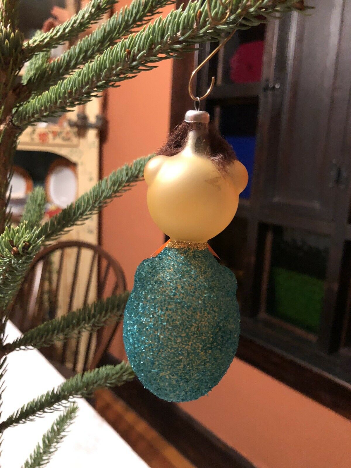Rare Vintage De Carlini Circus Cat Christmas Ornament Painted Blown ...