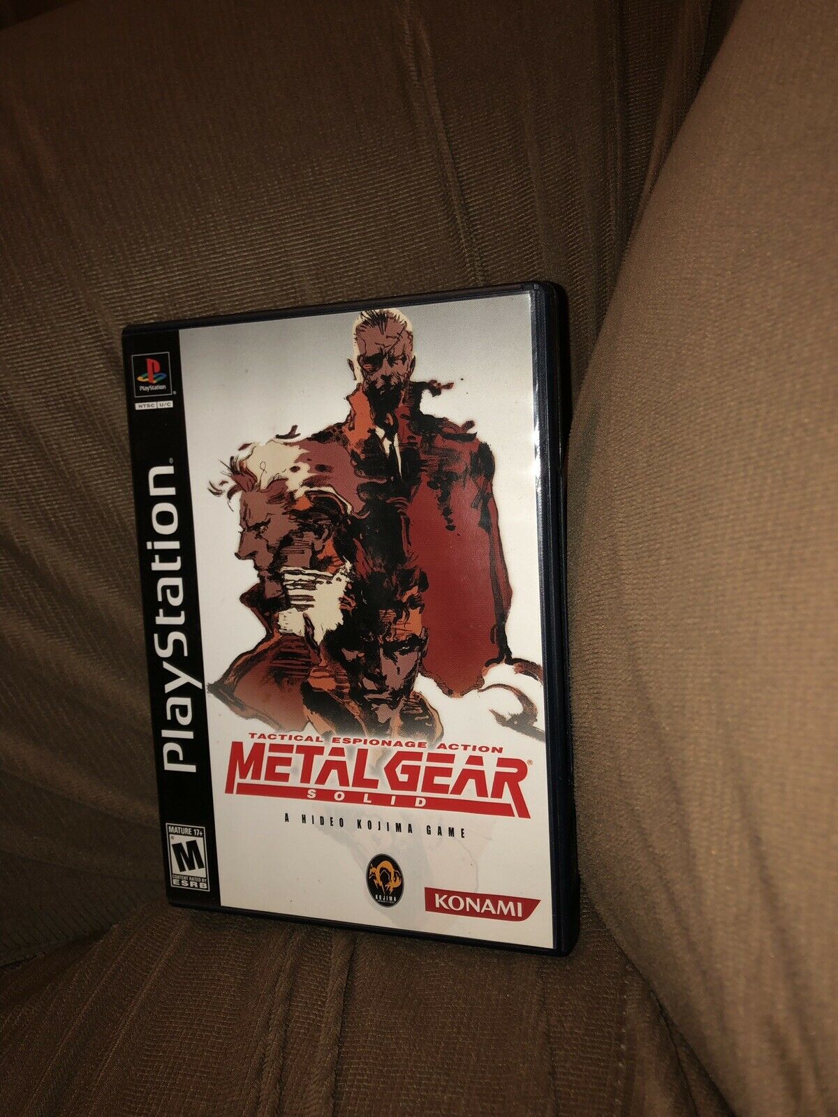 Metal Gear Solid PS1 Playstation 1 - RARE DVD Case Version - Part Of ...