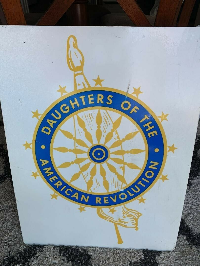 DAR Daughters Of The American Revolution Metal Road Sign Reflective ...