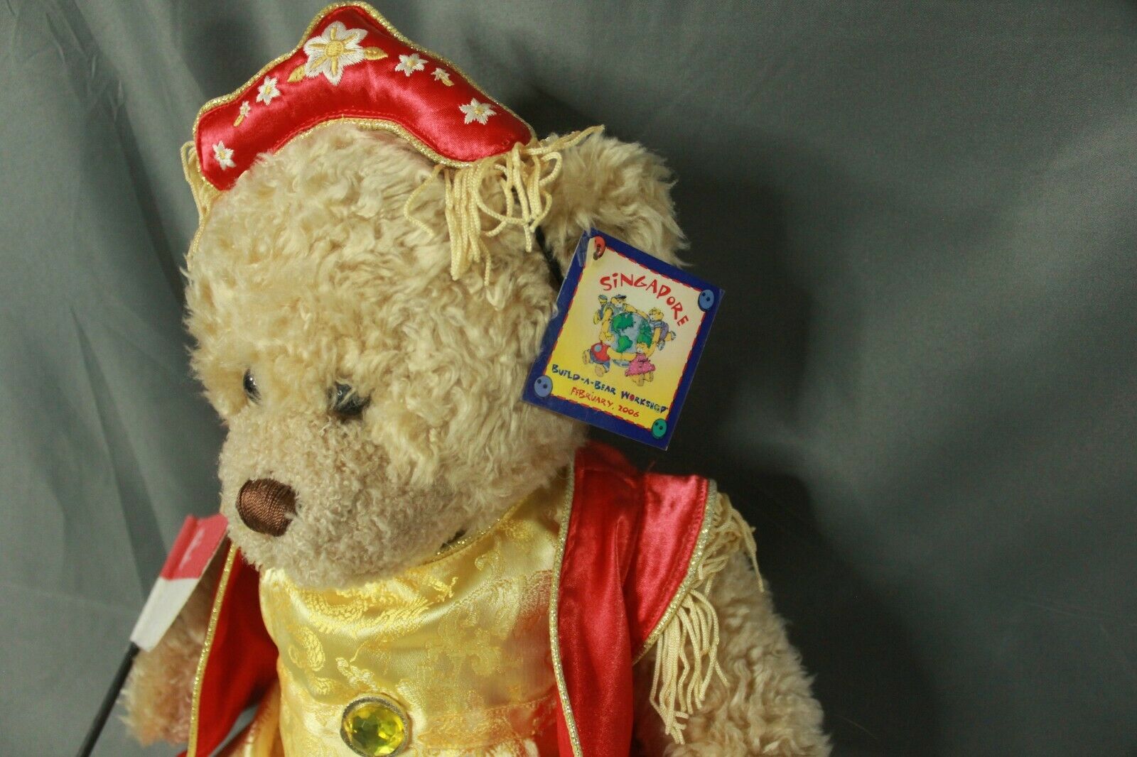 Rare International BAB Build A Bear Singapore Bear February 2006 ...