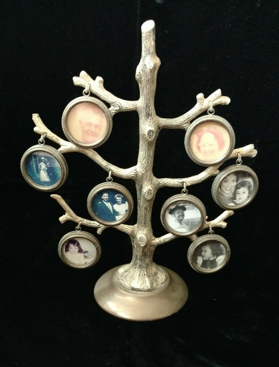 Antique/Vintage Metal Family Tree Photo Frame Tree | #19959869