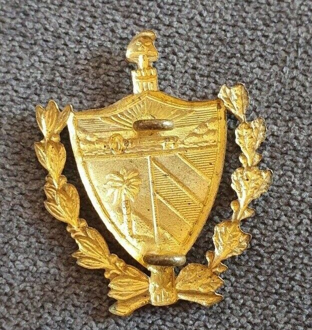 Cuban Rare Police Badge Agente AGENT ARMY SHIELD 1930 ' S. Cuba. BIG ...
