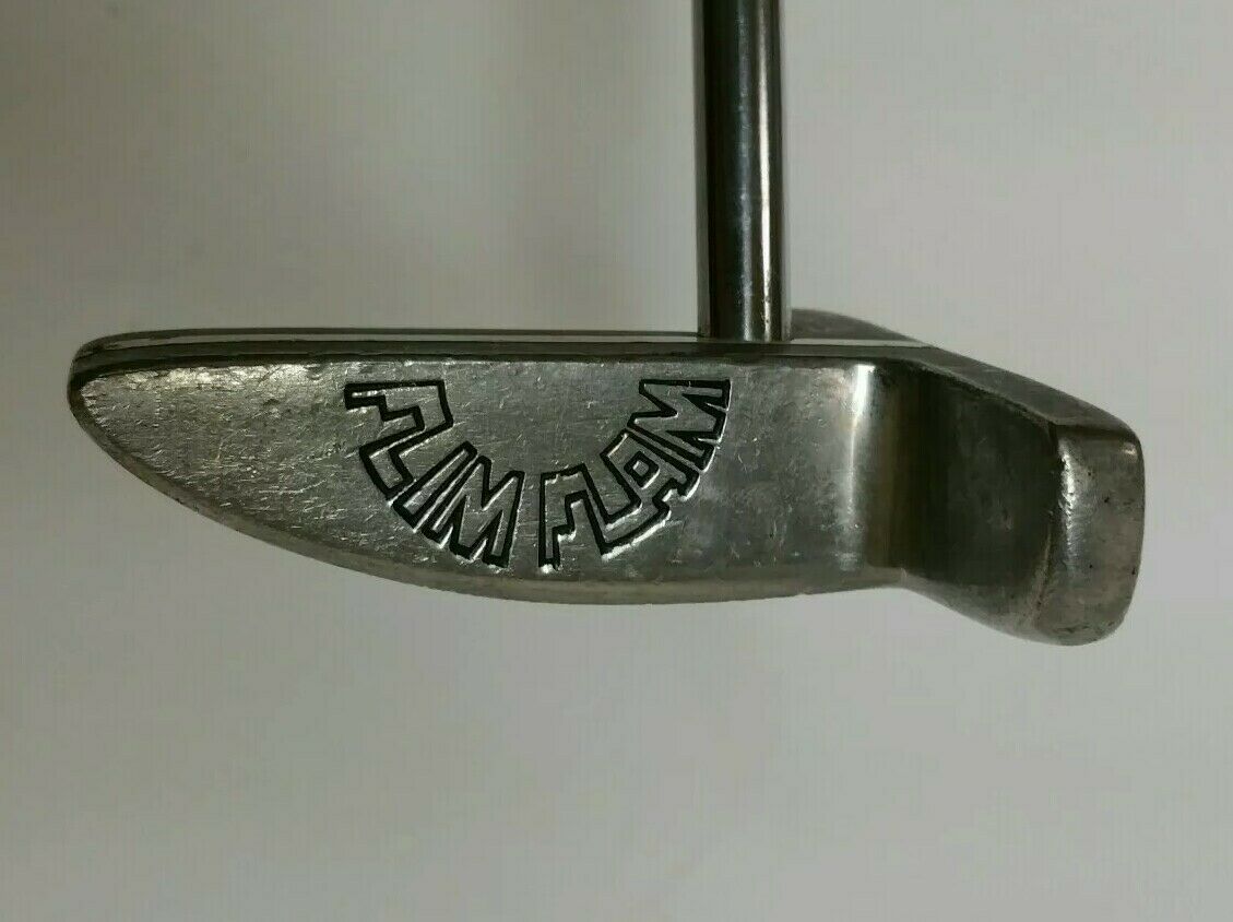 Rare FLIM FLAM MODEL SLIM PATENT PENDING Unusual Odd RH Golf Putter ...