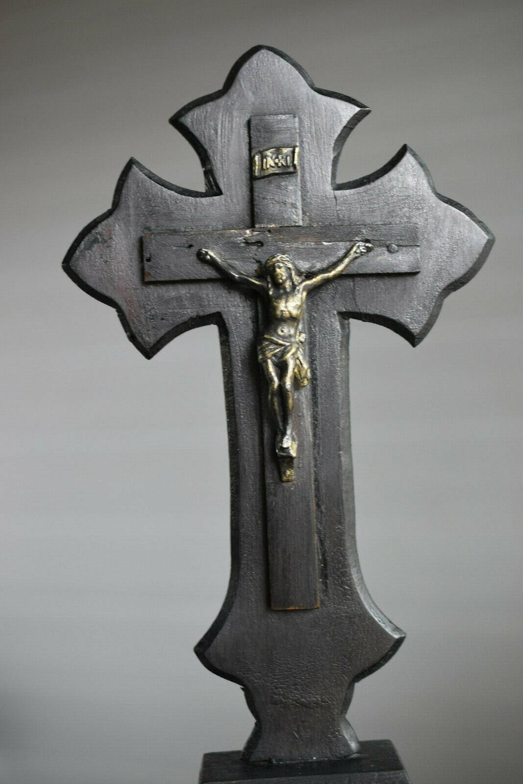 ⭐ Antique French Religious Cross, Crucifix, 19 Th Century⭐ | #19981500