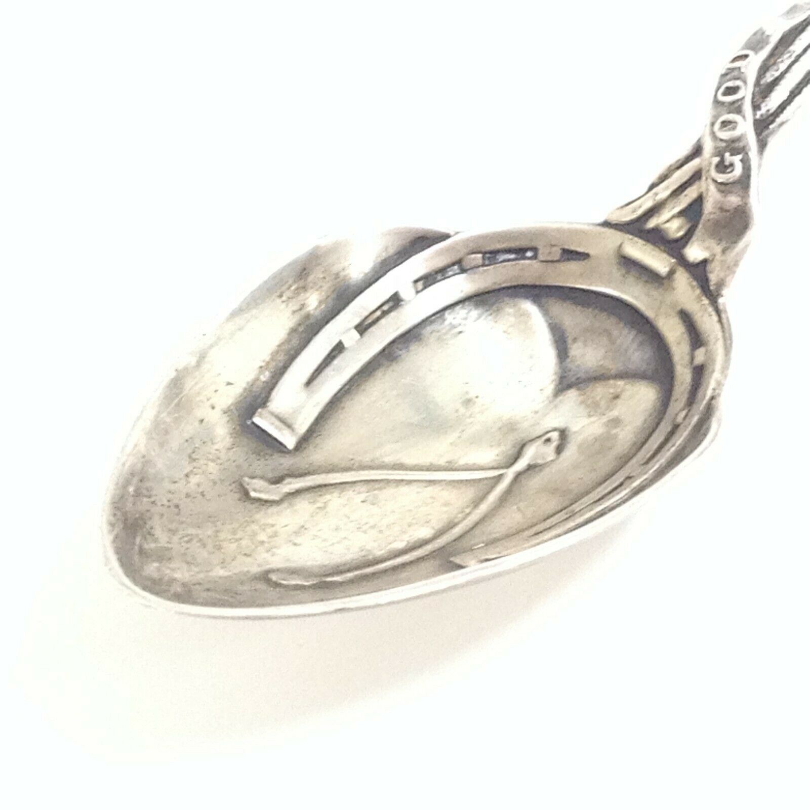 Hallmarked Sterling Silver 925 Good Luck Horseshoe Wishbone 4 Leaf ...