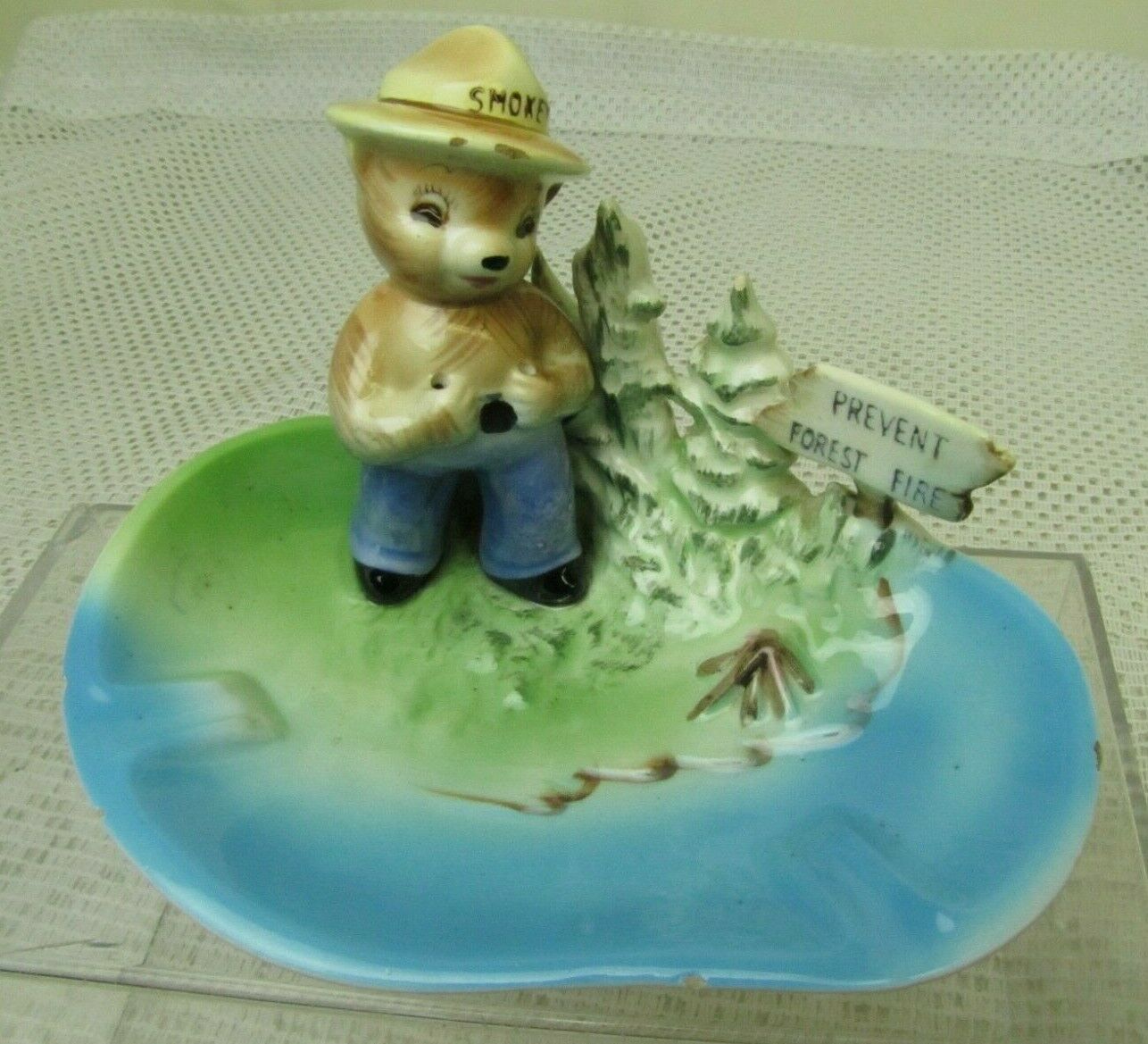 RARE Vintage Norcrest Smokey The Bear With Shovel Coin Bank Made In ...