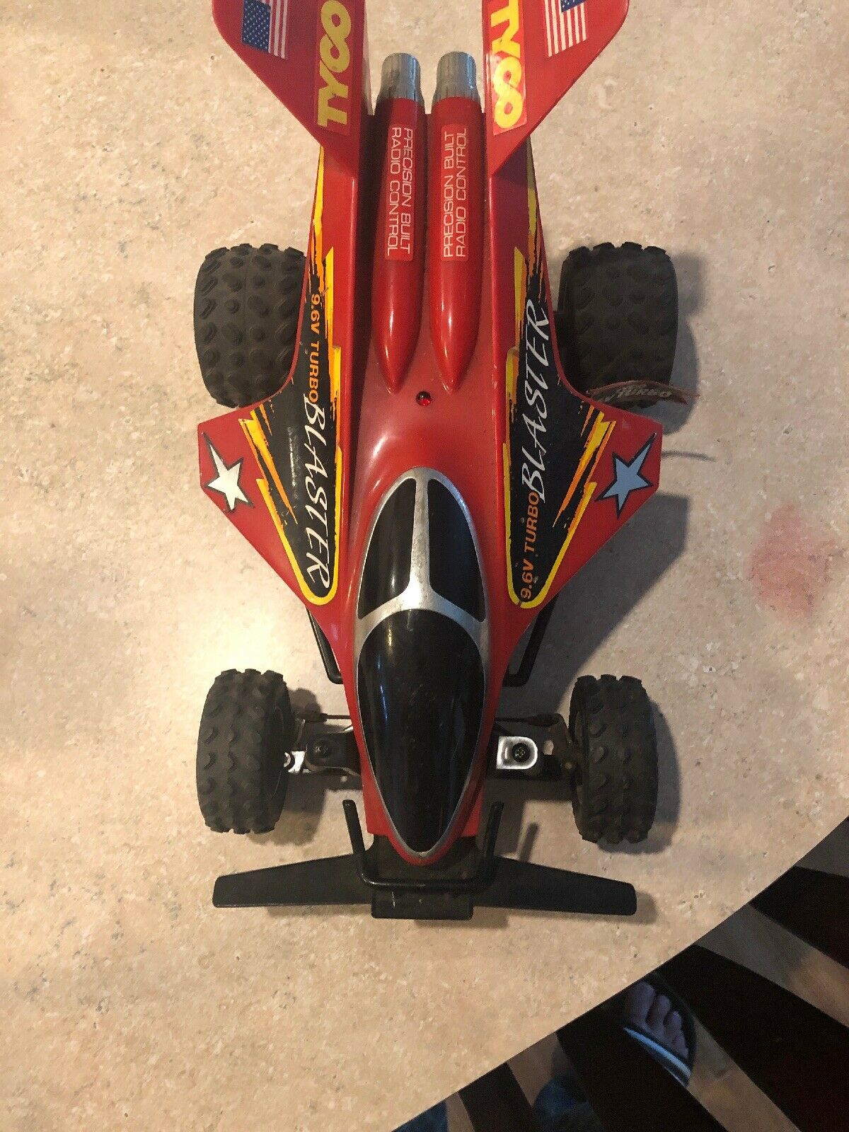 Rare VINTAGE TYCO TURBO - BLASTER RC REMOTE CONTROL CAR | #20001181