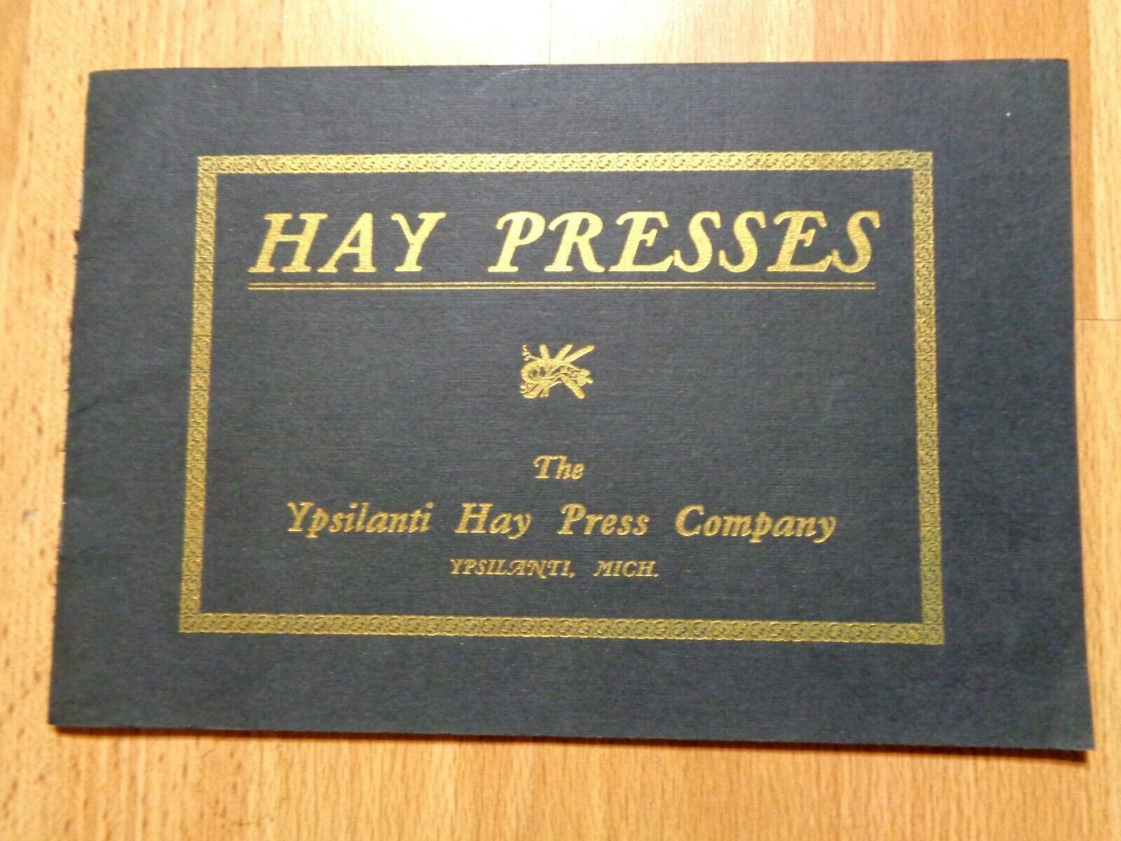 Rare 1907 Ypsilanti Hay Press Co. Wolverine Hay Press Brochure Michigan ...