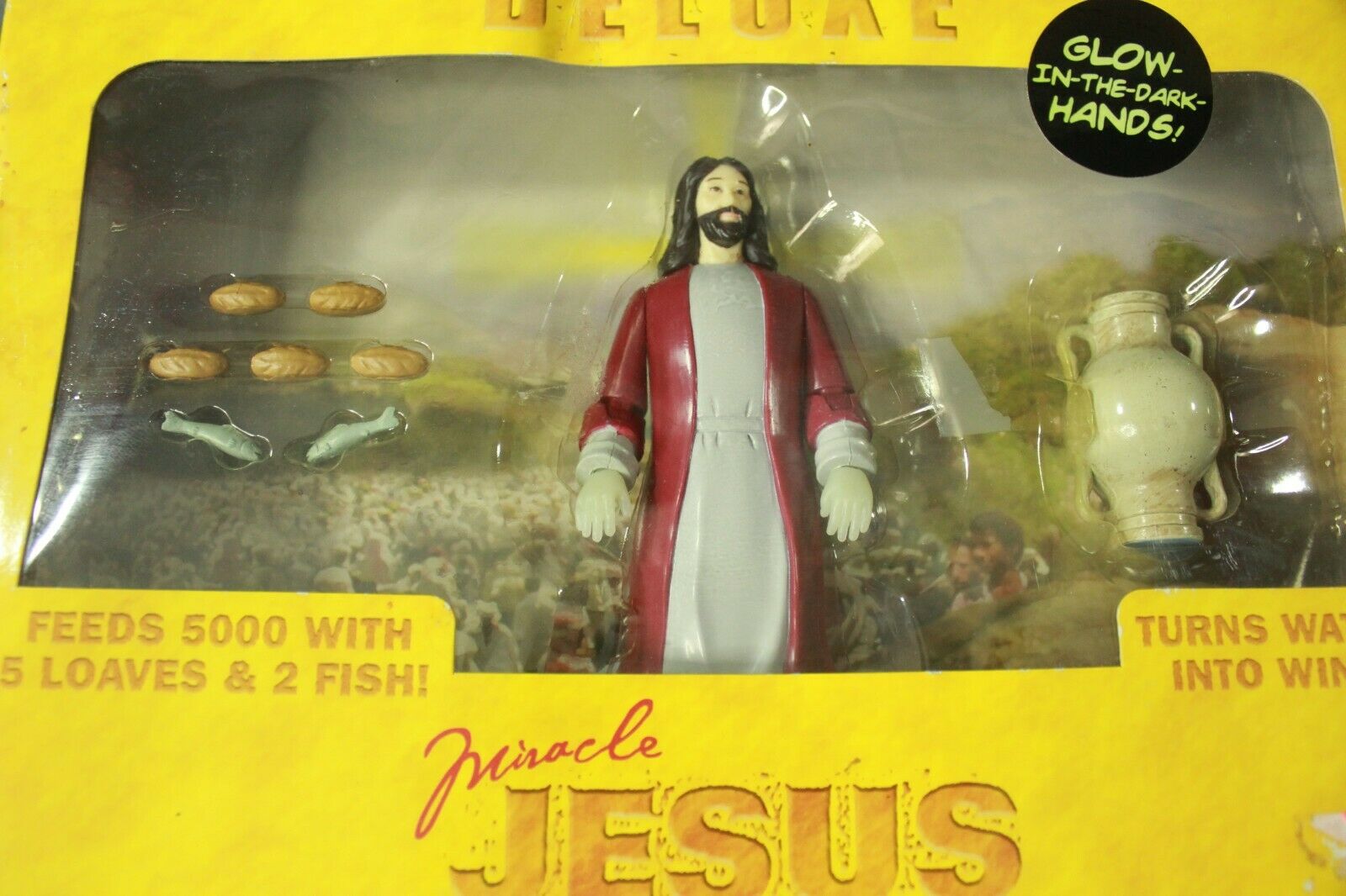 Deluxe Miracle Jesus Action Figure Rare Accoutrements Glow In The Dark ...
