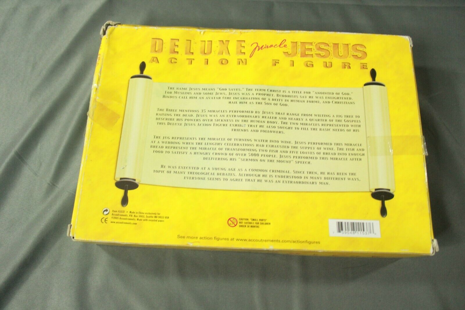 Deluxe Miracle Jesus Action Figure Rare Accoutrements Glow In The Dark ...