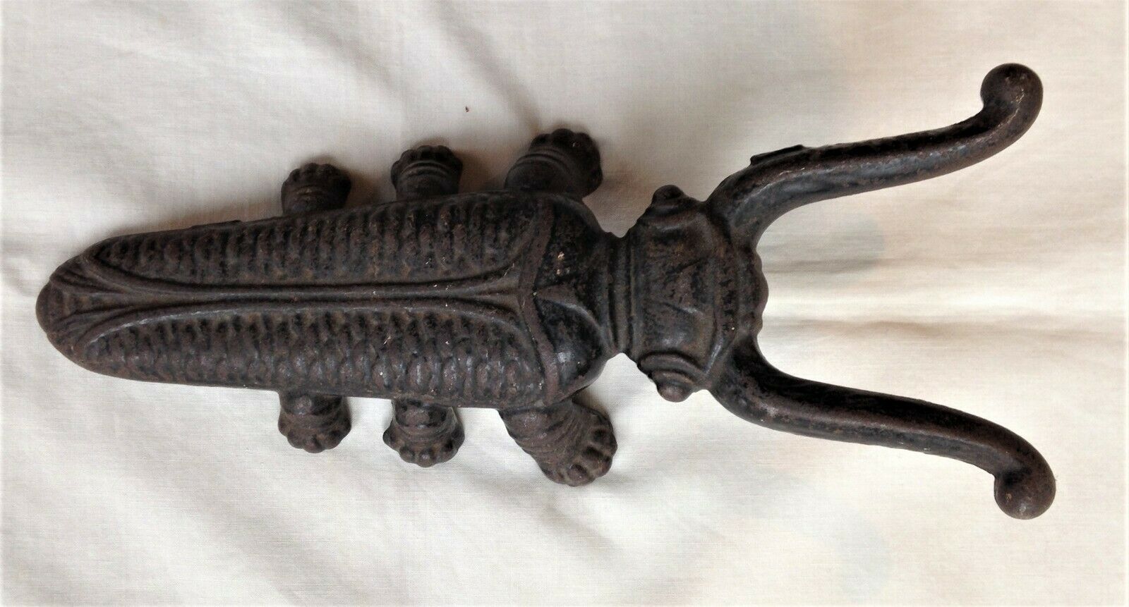 Cast Iron Beetle Boot Jack 10 ½” Vintage Antique | #20053204