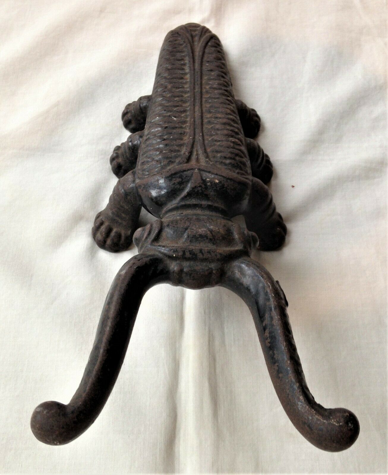 Cast Iron Beetle Boot Jack 10 ½” Vintage Antique | #20053204