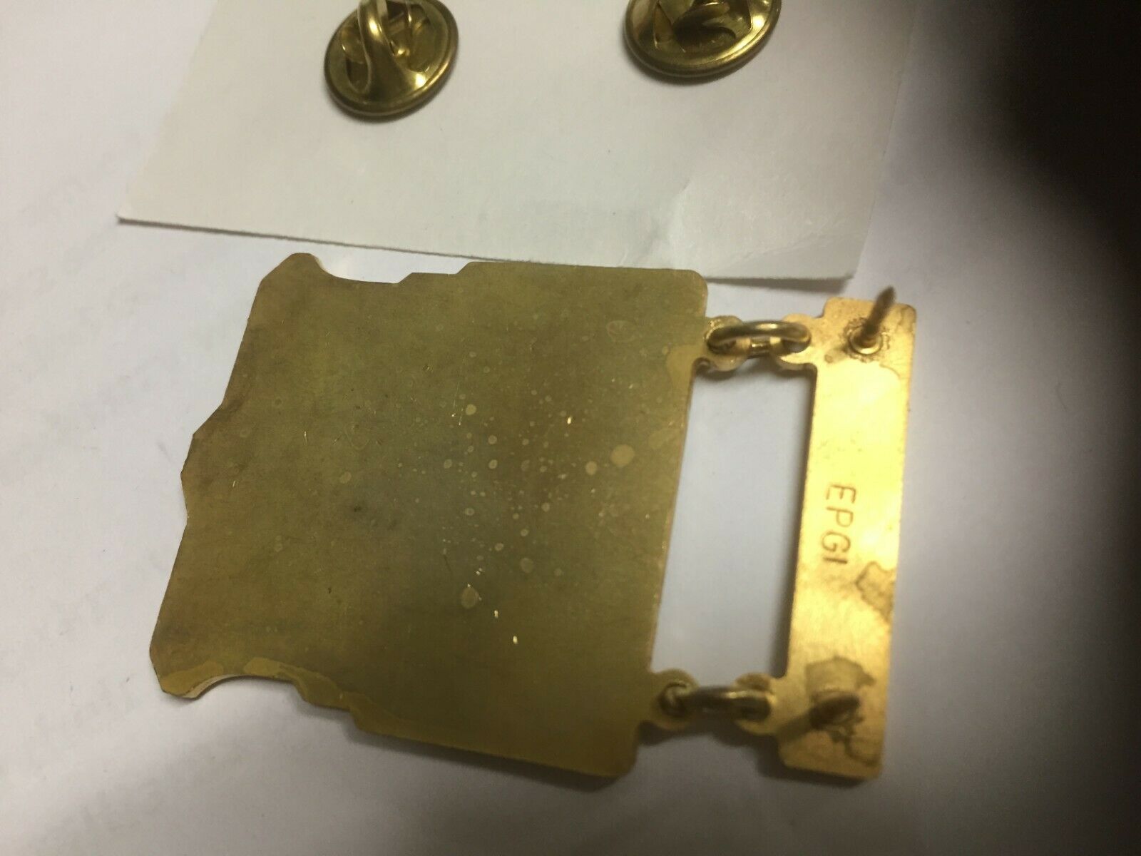 RARE Vintage U. S Marine Corps " Elliott Trophy " Gold Rifle ...