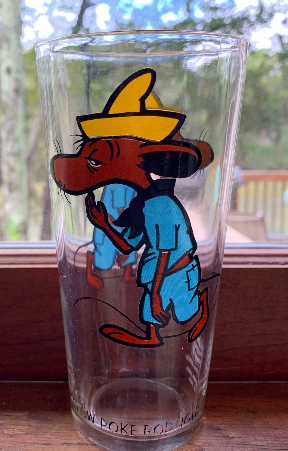 Vintage Pepsi 1973 Slow Poke Rodriguez Looney Tunes Glass Warner Bros ...