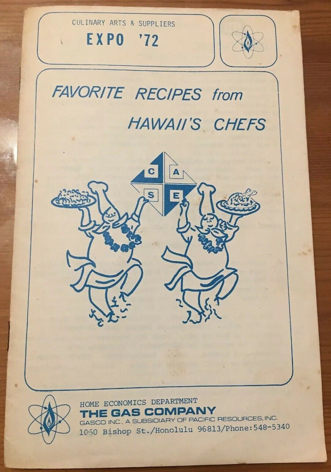 RARE Hawaii Culinary Arts 1972 EXPO Chefs Recipe Cookbook Royal ...