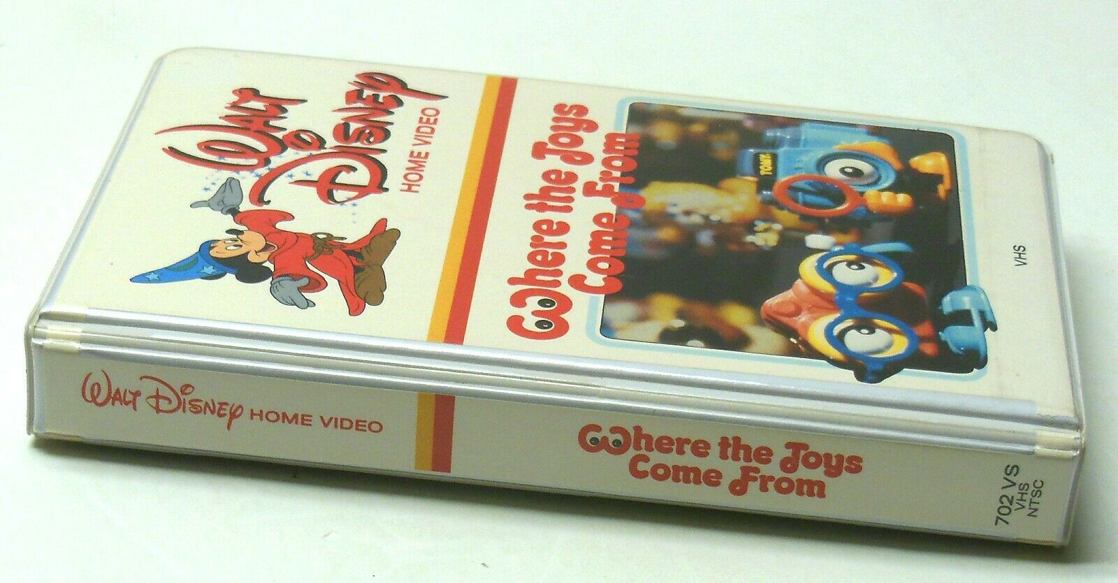 DISNEY WHERE THE TOYS COME FROM 1984 VHS White Clamshell RARE OOP VG ...