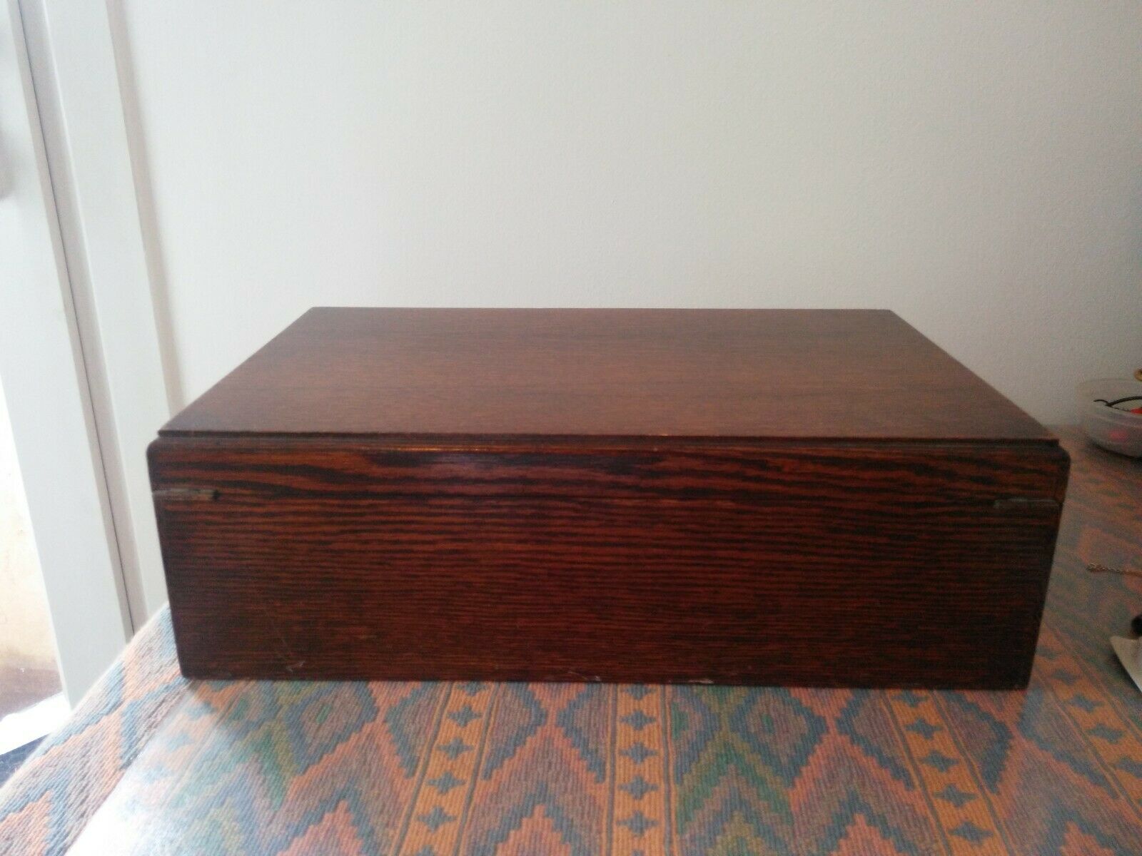 Vintage Wooden Empty Cutlery Box, Canteen With Drawer/ Upcycle As A ...