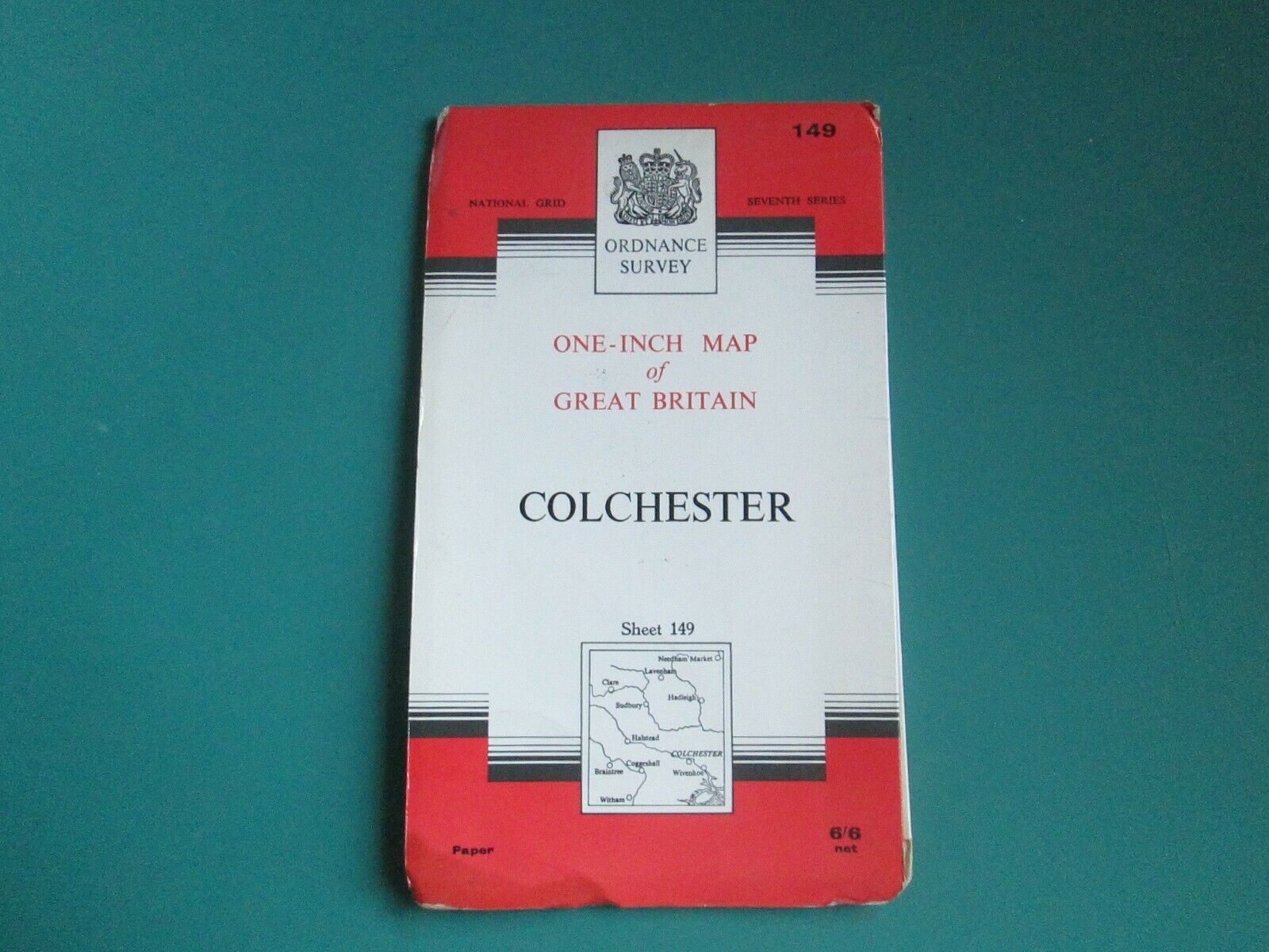 Ordnance Survey One - Inch Map Of Colchester, Map Number 149 | #20137874