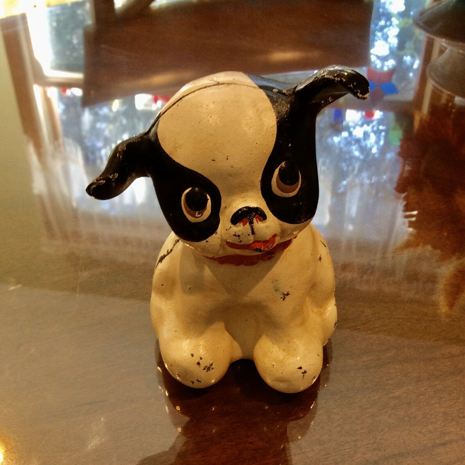 Antique Hubley Cast Iron Still Bank - Fido Pup Puppy Dog - Grace ...